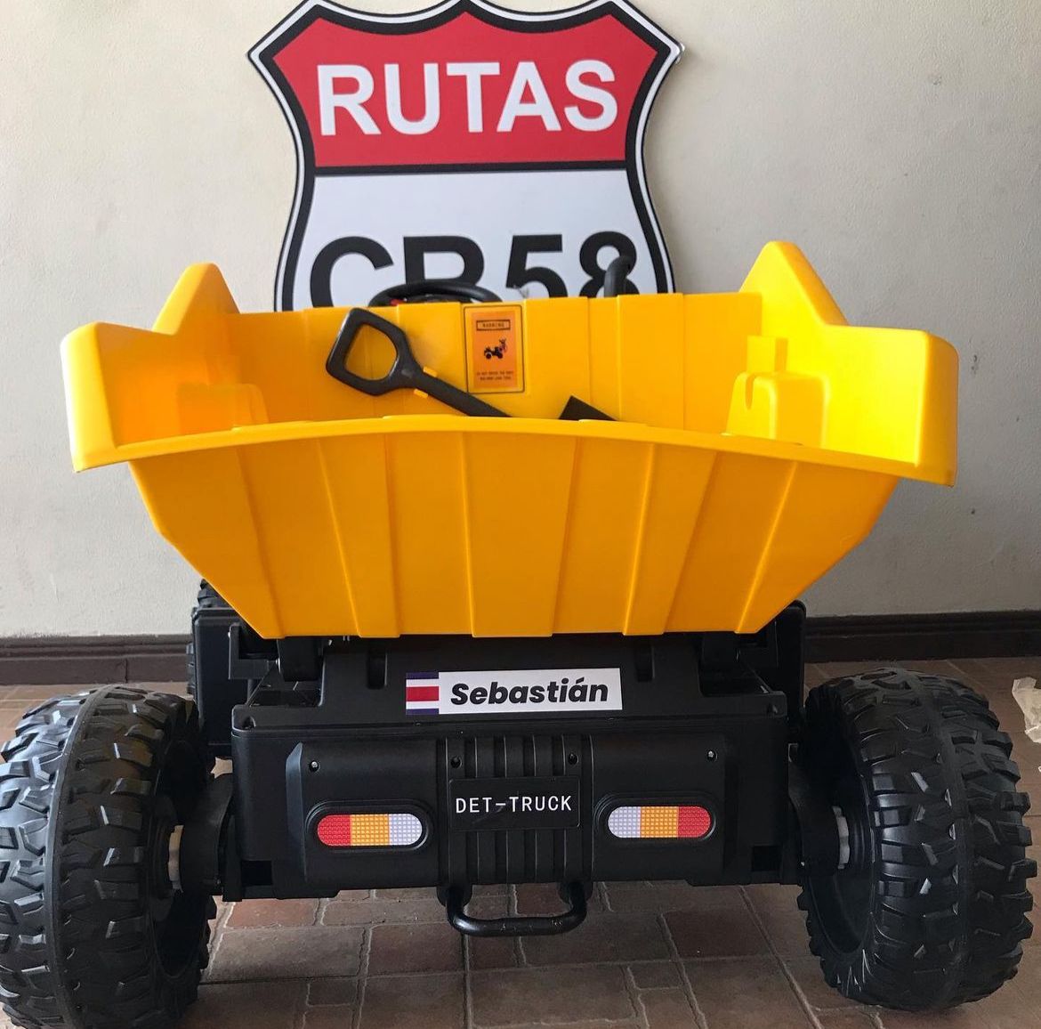 2025 Rutas Cr58 Vagoneta - Amarilla - 24 Voltios - Llantas de hule - A ...